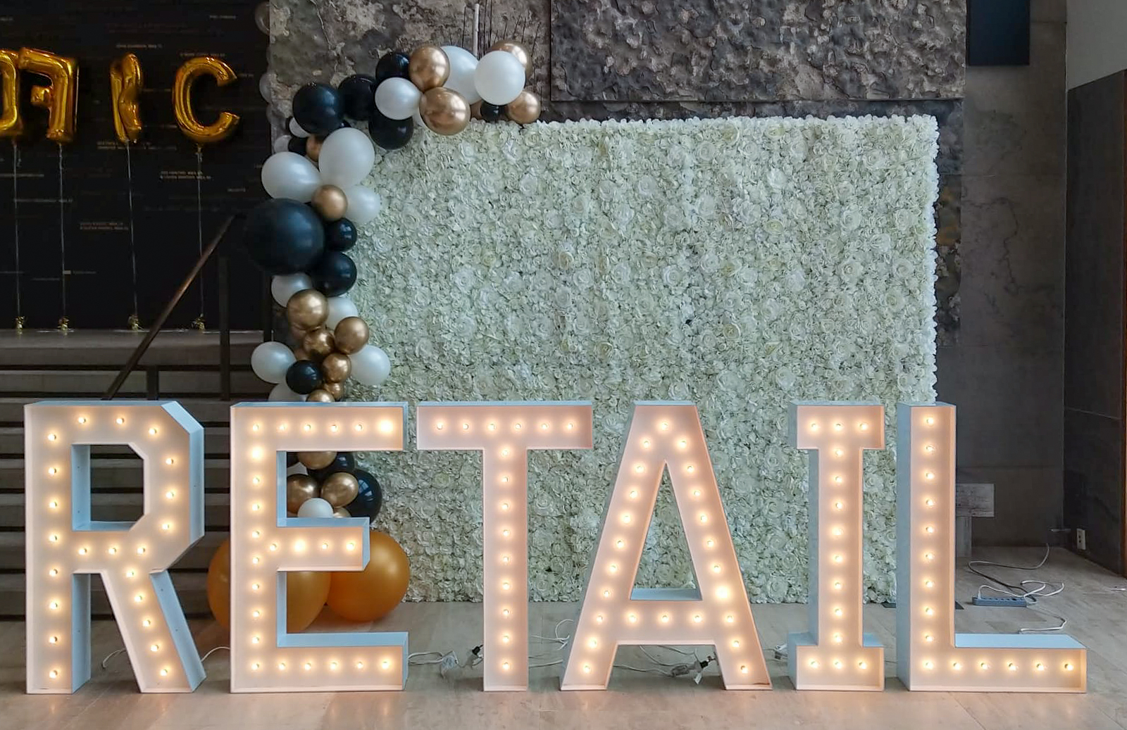 Peterborough Marquee Letter Rentals - Store Opening Decor
